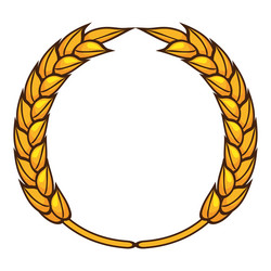 Golden Wheat Crown Vector Images (over 100)