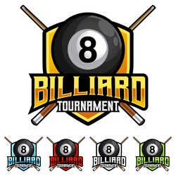 Billiard Tournament & Championship Banners Vector Image