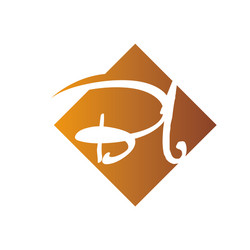 Creative initial letter bb square logo design Vector Image