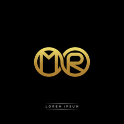 Rm logo letter initial designs template Royalty Free Vector