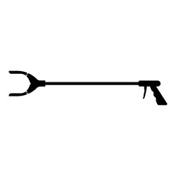 Long reach grabber litter picker gripper trash Vector Image