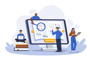 Learning languages concept Royalty Free Vector Image