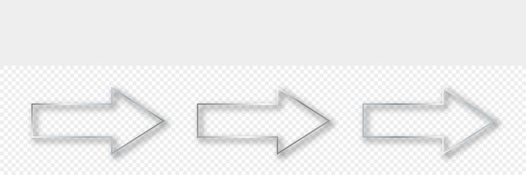 Silver glowing arrow shape frame Royalty Free Vector Image