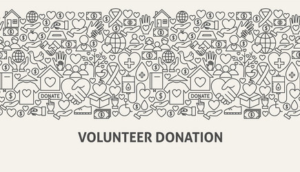 Concept charity and donation give and share Vector Image