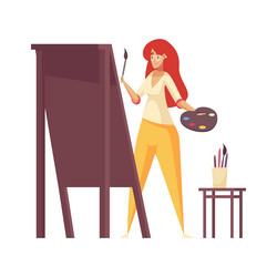 Female Artist Clipart