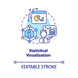 Data integrity blue gradient concept icon Vector Image