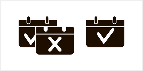 Cross of sable icon isolated stencil clipart Vector Image