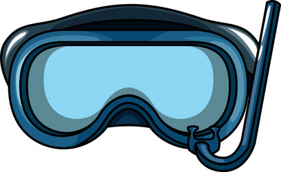 Diving mask equipment cartoon isolated Royalty Free Vector