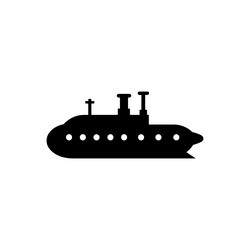 Underwater vessel icon Royalty Free Vector Image