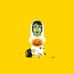 Frankenstein Bride Cartoon Vector Images (27)