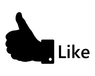 Hand sign on white Royalty Free Vector Image - VectorStock