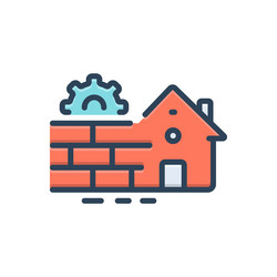 Built Royalty Free Vector Image - VectorStock