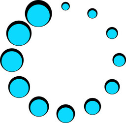 Loading icons load progress circle loader ui Vector Image