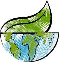 Earth Sketch Half Vector Images (47)