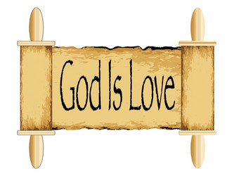 Ancient religious bible scroll Royalty Free Vector Image