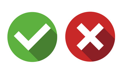 Green Tick Red Cross Vector Images (over 2,800)