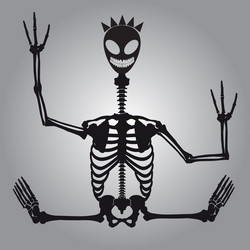 Crazy Skeleton Vector Images (over 1,200)