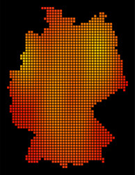 Germany Pixel Map Vector Images (over 170)