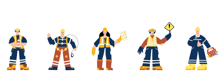 Industrial Safety First Man Vector Images (over 140)
