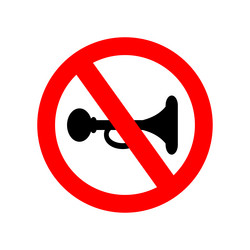 No Horn Sign Vector Images (over 360)