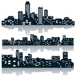 Urban cityscape Royalty Free Vector Image - VectorStock