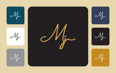 M Letter Signature Vector Images (over 7,900)