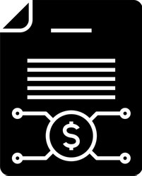 Income black icon concept Royalty Free Vector Image