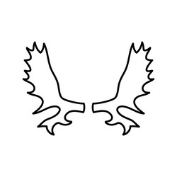 Moose Antler Outline Vector Images (over 2,100)