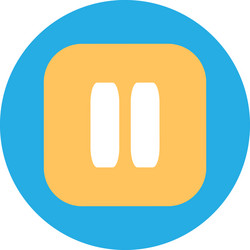 Pause Button Flat Vector Images (over 5,900)
