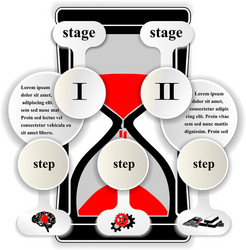 Infographics booklet uno Royalty Free Vector Image