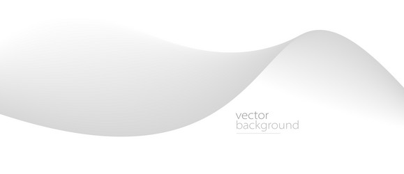 Curve shape flow abstract background in light Vector Image