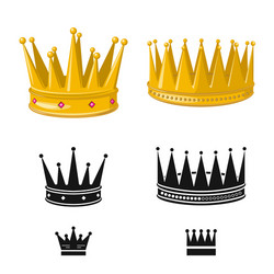 Medieval and nobility logo Royalty Free Vector Image