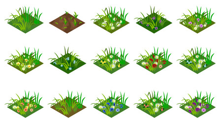 Grass Tiles Texture Vector Images (over 2,100)