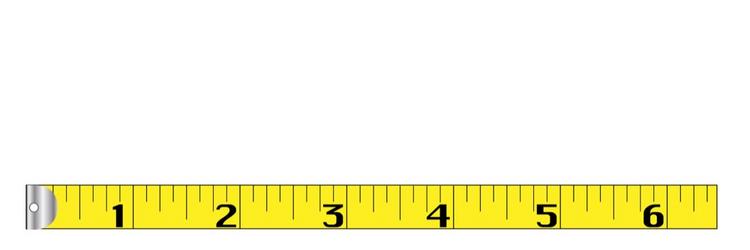 Tape measure border Royalty Free Vector Image - VectorStock