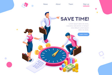 Business achievement time management safety Vector Image