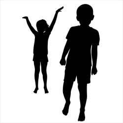 Boy Girl Shadow Vector Images (over 4,600)