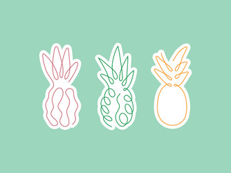 Pineapple Line Art Vector Images (over 2,300)