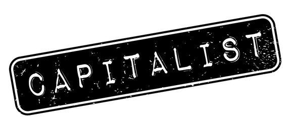 Capitalist rubber stamp Royalty Free Vector Image