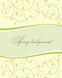 Spring green background Royalty Free Vector Image