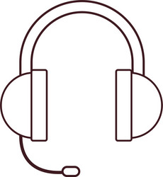Music earpods cartoon Royalty Free Vector Image