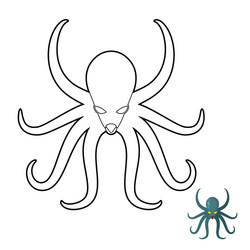 Simple Kraken Drawing