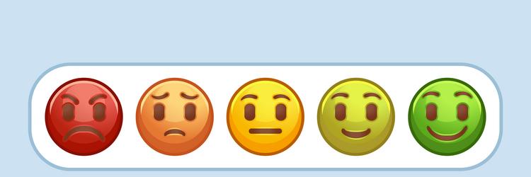 Different mood emoji emotional thumbs up emoji Vector Image