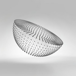 Half-sphere 3d Royalty Free Vector Image - VectorStock