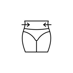 Weight loss symbols Royalty Free Vector Image - VectorStock