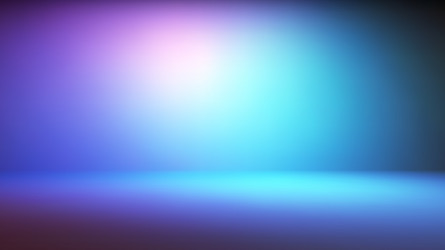 Blue gradient wall studio empty room abstract Vector Image