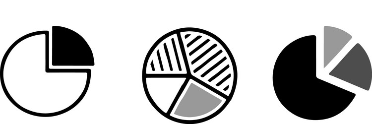 Graph icon on white background Royalty Free Vector Image