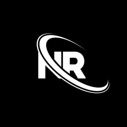 Nrn logo letter design Royalty Free Vector Image