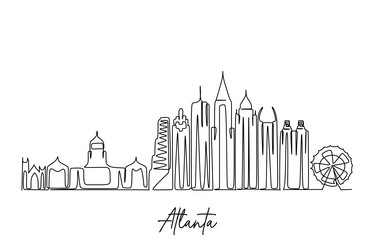 Atlanta Skyline Vector Images (over 210)