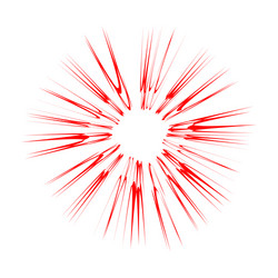 Blue flash burst superhero powerful beams Vector Image