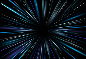 Red laser light beam effect blue neon line Vector Image